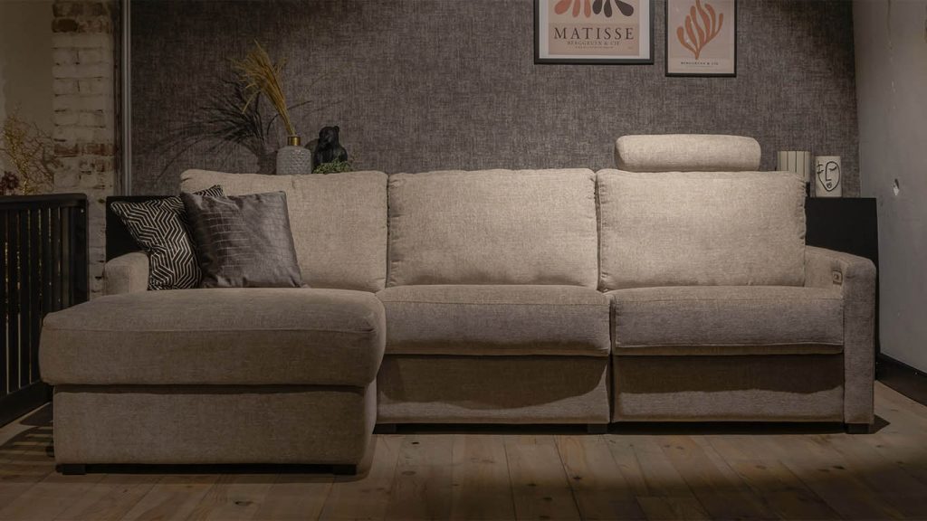 Zitbank Auxerre Elektrische Relax-functie Loungebank UrbanSofa ...